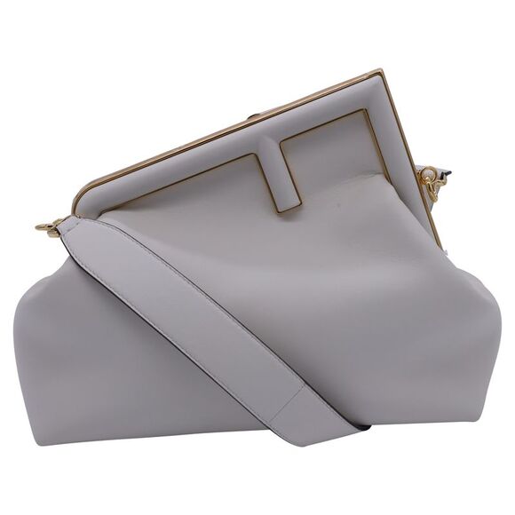 Fendi | Bags | Fendi First Medium Crossbody Bag In White Leather | Poshmark